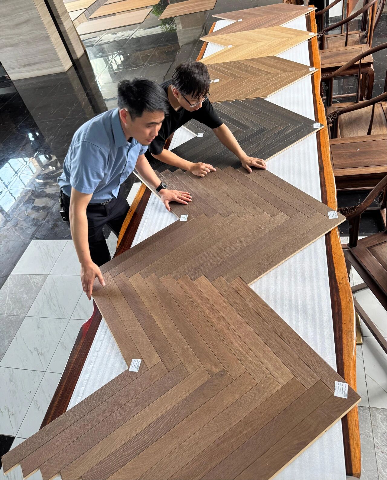 LUSSO D'ARTE Fish Bone/Herringbone Splicing New Product Release ...